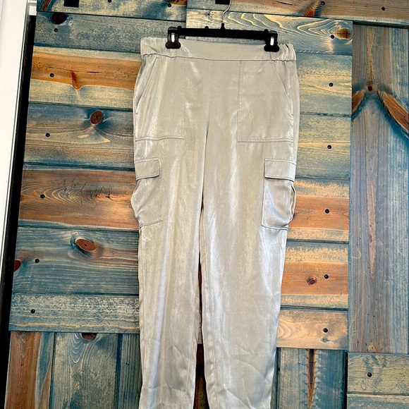 Apt. 9 | Pants & Jumpsuits | Moss Green Silky Cargo Pants 2 Large Front ...